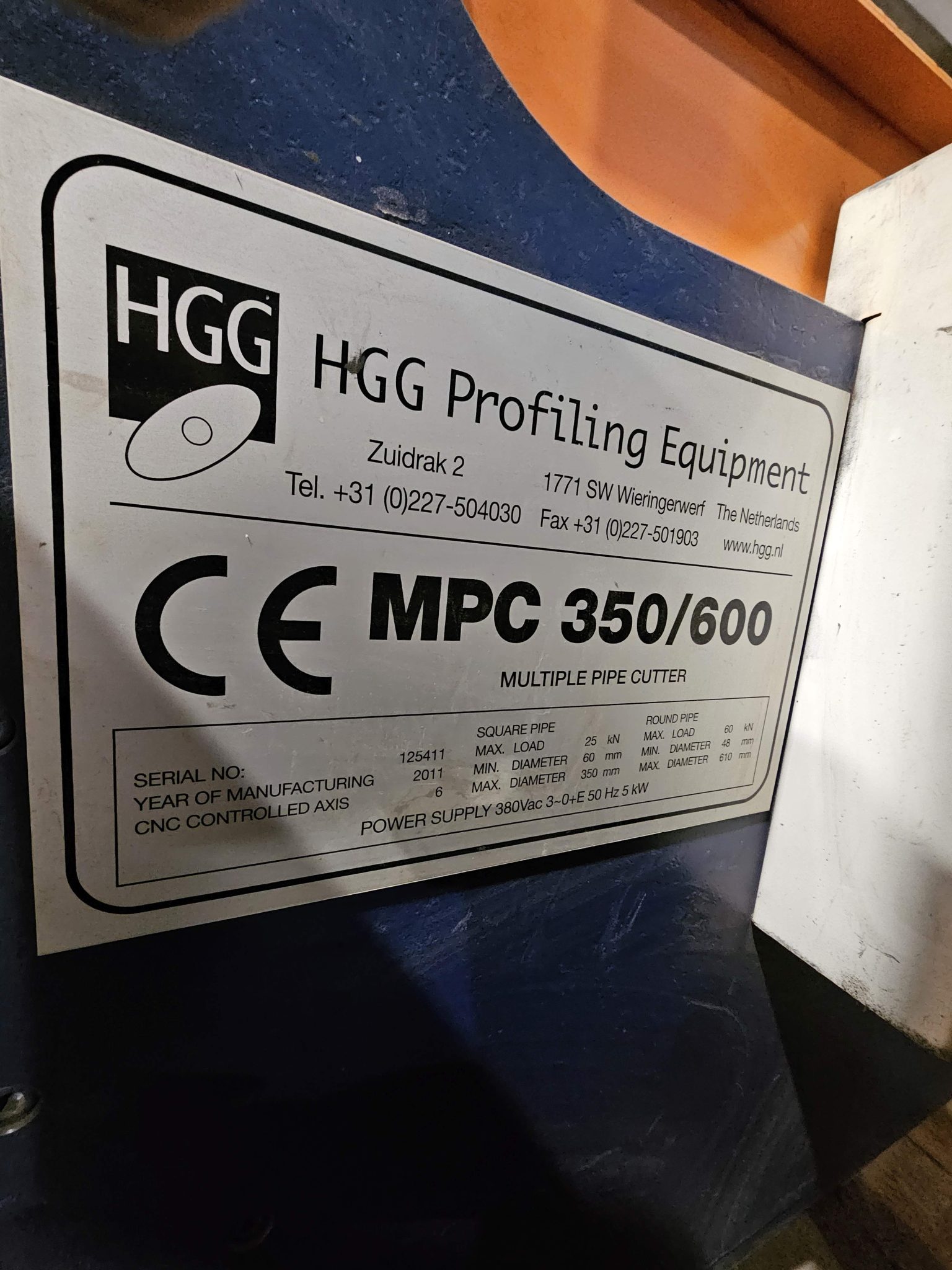 Multiple Profile Cutting Machine HGG MPC 350/600 - SCG machines